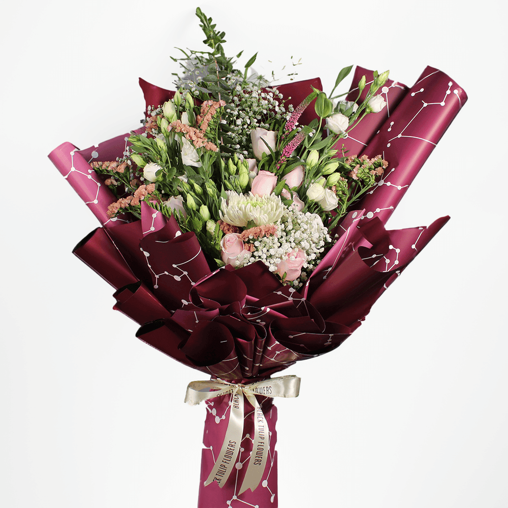 Buy Mix Flower Bouquet online - A Chocolate Bite I btf.in