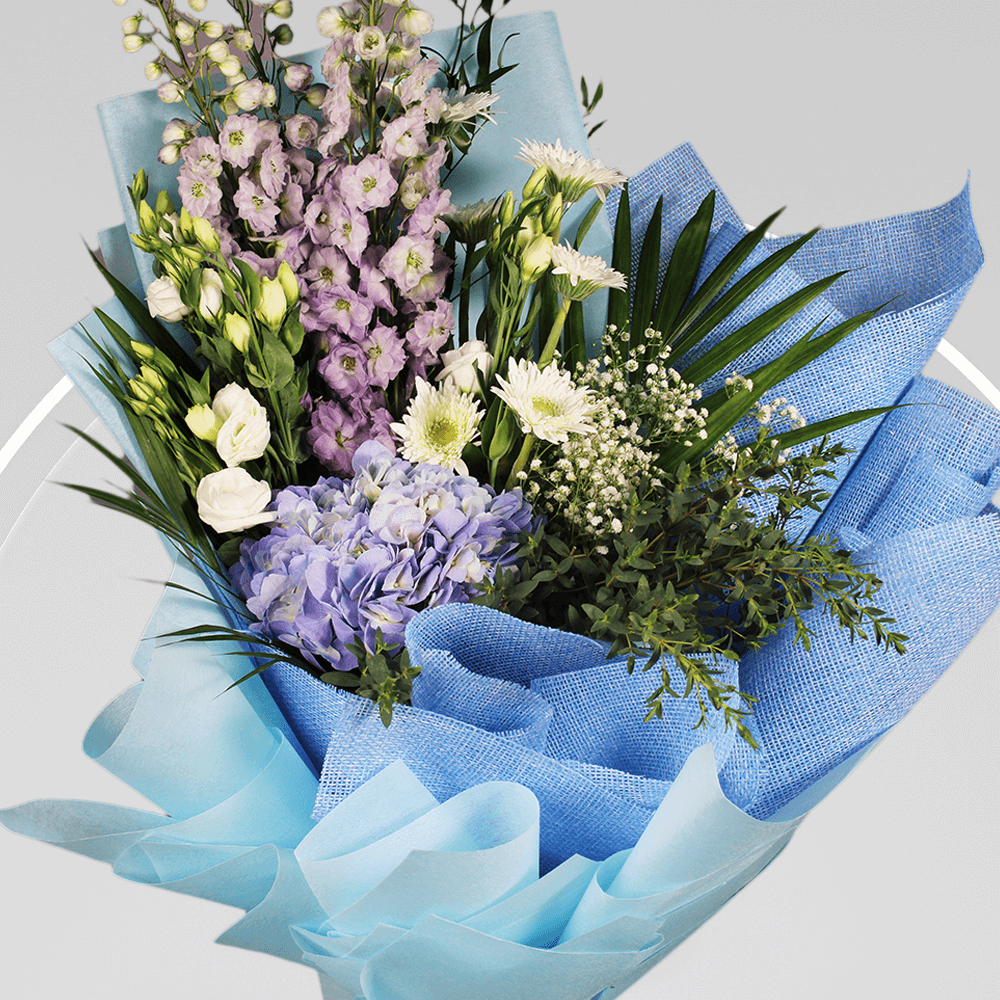 Cool Blue - Order Blue Theme Bouquet online at btf.in