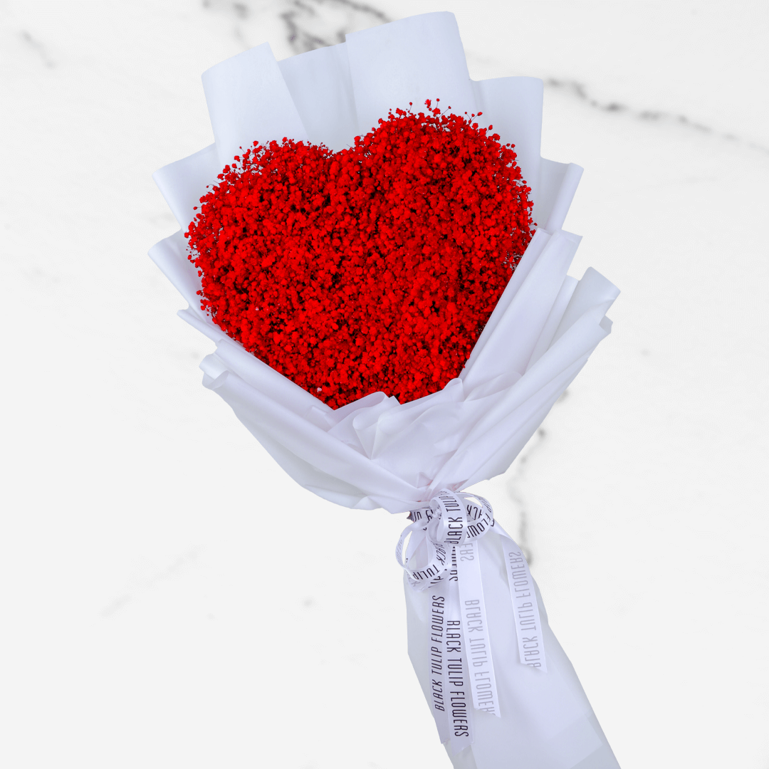 Heart Shaped Flower Arrangement - Fresh Gypso Heart Flower for Every ...