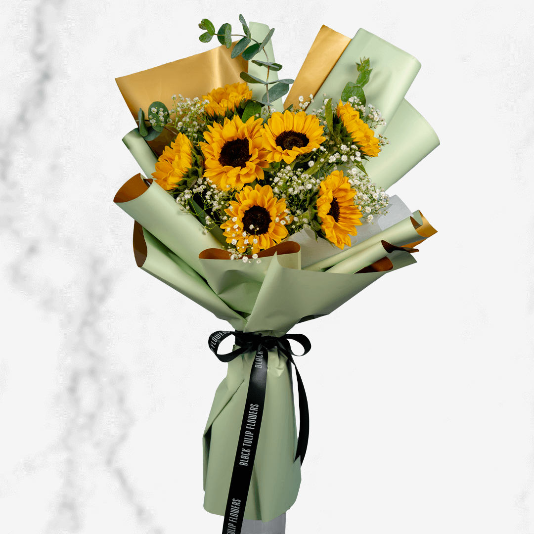 Sunflower Bouquet Same Day Delivery - Sunny Smiles Delivered: Order Your Sunflower Delight ...